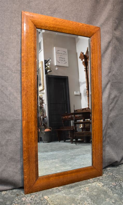 Oak Rectangular Mirror Memory Lane Antiques