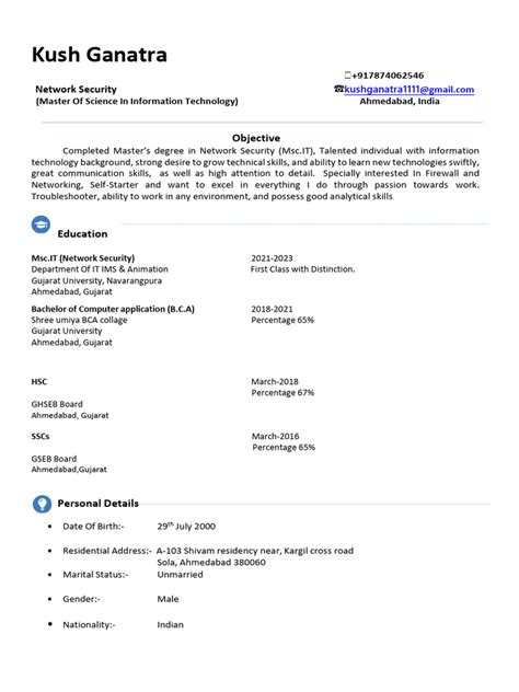 Kush Ganatra Pdf Computer Network Gujarat
