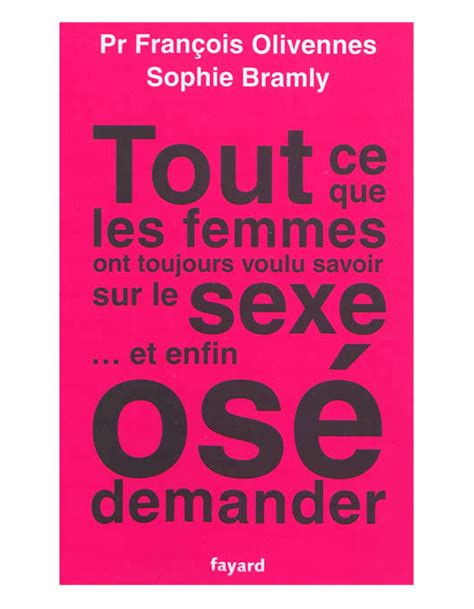 Sexualité tout ce que vous avez toujours voulu savoir Elle