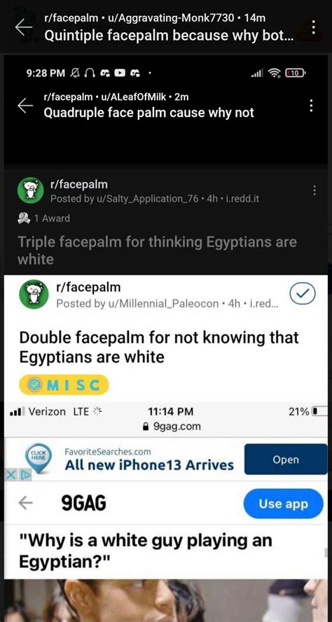 Sextuple Facepalm Because Karma Rfacepalm Sextuple Facepalm Because Karma Rfacepalm