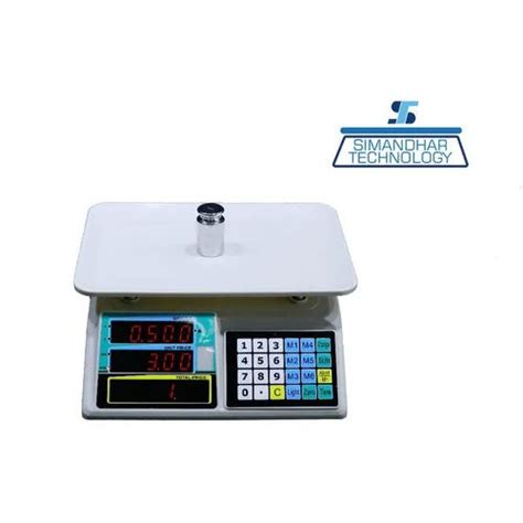 Digital Price Computing Weighing Scale 60kg X 5gm At 5500 00 Inr In Ahmedabad Simandhar Technology