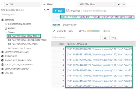 Flatten Semi Structured Data With Snowflake