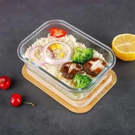 Borosilicate Rectangular Glass Bowl Set Of 3 At Rs 450piece New