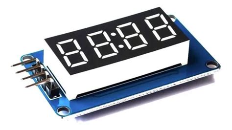Modulo Display 4 Digitos Controlador Tm1637 4 Pines Arduino En Venta En
