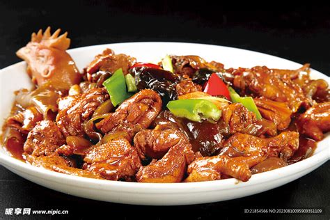熬炒鸡摄影图 传统美食 餐饮美食 摄影图库 昵图网