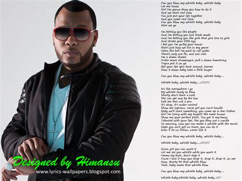 Lyrics Wallpapers Flo Rida Whistle