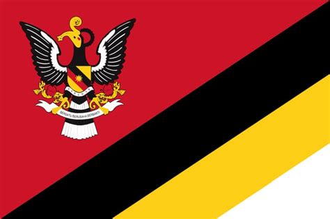 Made Up Flag And Coat Of Arms For A Made Up Country I Made Rflags