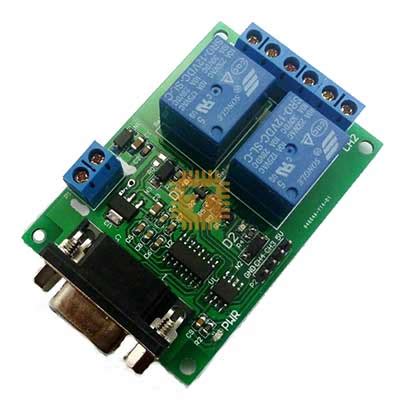 MD VDC Way Channel Relay Module With DB Serial Port RS Interface