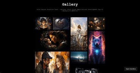 Grid Layout Practice Codesandbox