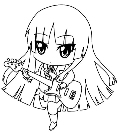 Chibi Anime Coloring Pages Coloringpagesonly Com