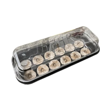 Jiffy Seedling Greenhouse Kit 12 Peat Pellets Included Garden Grotto