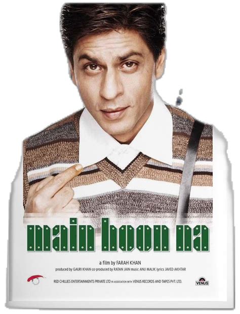 Main Hoon Na Movie Poster Desi Wall Art Bollywood Movie Poster Retro