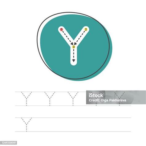 편지를 쓰는 법을 배움 아이들의 발달과 교육을위한 운동의 집합에서 실용적인 시트 영어 알파벳에서 편지를 작성합니다 벡터 그림입니다 0명에 대한 스톡 벡터 아트 및 기타