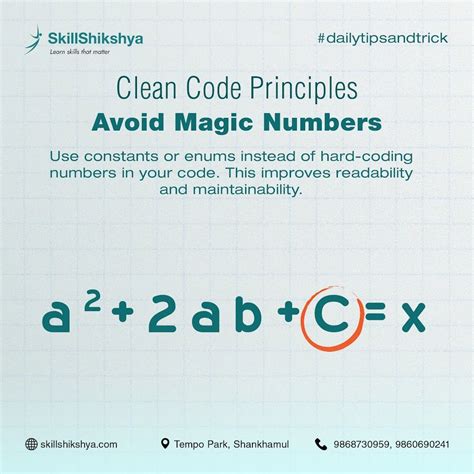 Skillshikshya On Linkedin Cleancode Codingbestpractices Softwaredevelopment Techtips