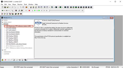 how to setup a rtk base station using a top168 u blox zed f9p gnss re