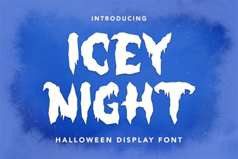 Icey Night Halloween Font