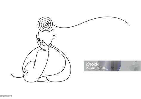 Thinking Man Stock Illustration Download Image Now Learning