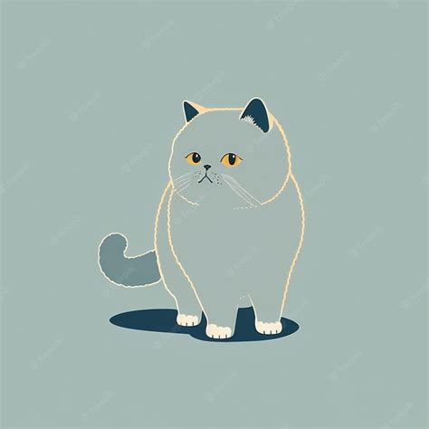 Premium Photo Cute Cat Cartoon Vector Icon Illustration