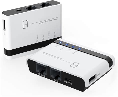 Atdaraz Usb Wireless Print Server Wifi Print Server With 10100mbps