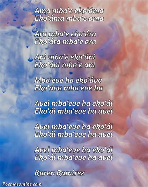 5 Poemas En Guaraní Para Mama Poemas Online