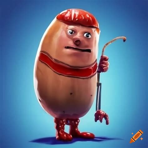 Sausage Man Cartoon At Stanley Davila Blog