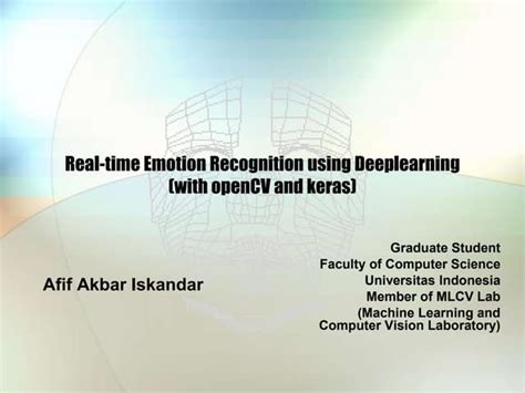 Real Time Emotion Recognition Using Deeplearning With Opencv And Keras