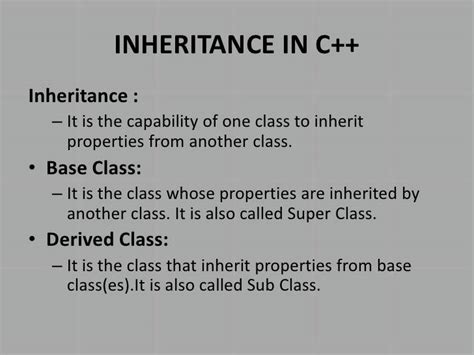 What Is Inheritance In Learn C And C Plus Programming