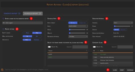 Report System SGBox Next Generation SIEM SOAR