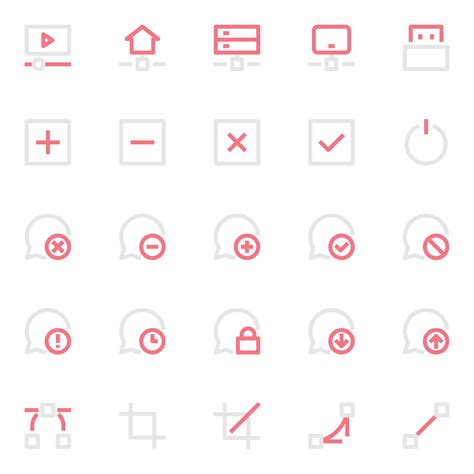 Two Color Outline Icons For User Interface 23336618 Vector Art At Vecteezy