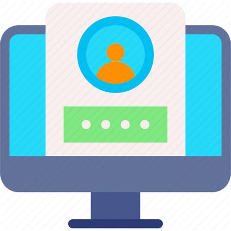 Account Login Password Key Monitor Authorization Icon Download On Iconfinder