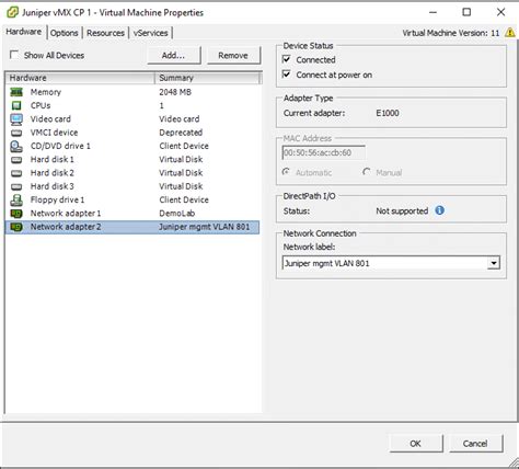 Juniper Vmx Lab Setup On Vmware