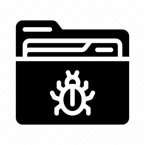 Virus Folder Storage Document Archive Malware Bug Icon Download