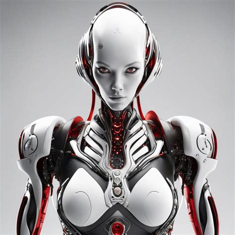 Female Alien Ai Virtual Reality Cyborg Exoskeleton By Xenophyte On