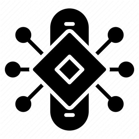 Microchip Microprocessor Circuit Board Technology Computing Icon