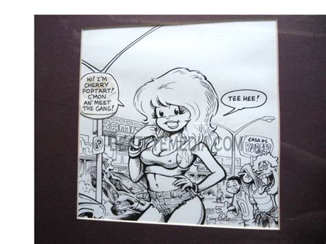Cherry Poptart Larry Welz Original Pinup Art Undergorund Comics