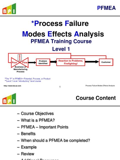 Pfmea Pdf Business Economics Systems Engineering