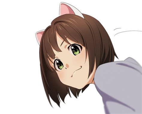 Аниме девочка на прозрачном фоне Zefirka Club фото и картинки