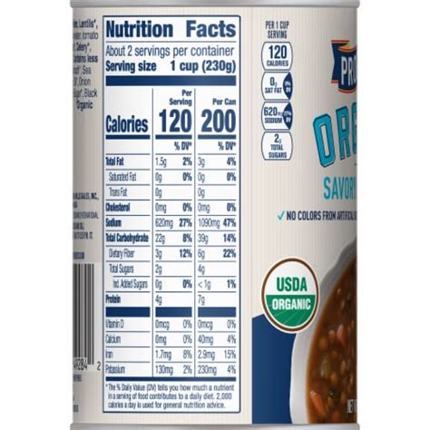 Progresso Organic Savory Lentil Soup Oz Kroger