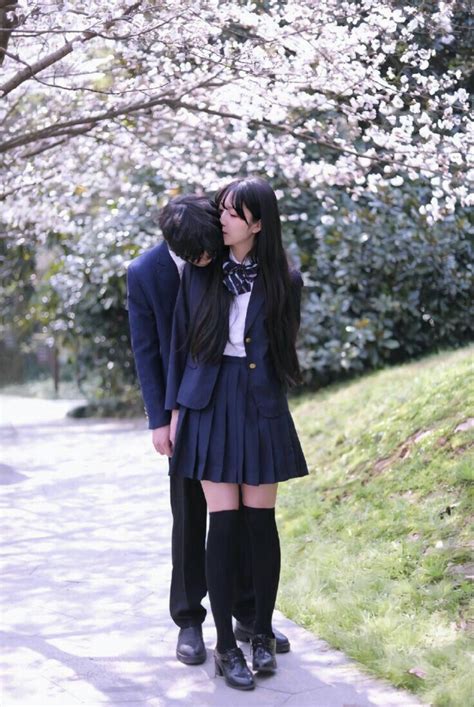 Couple Goals Seragam Wanita Pose Gadis Cantik Korea