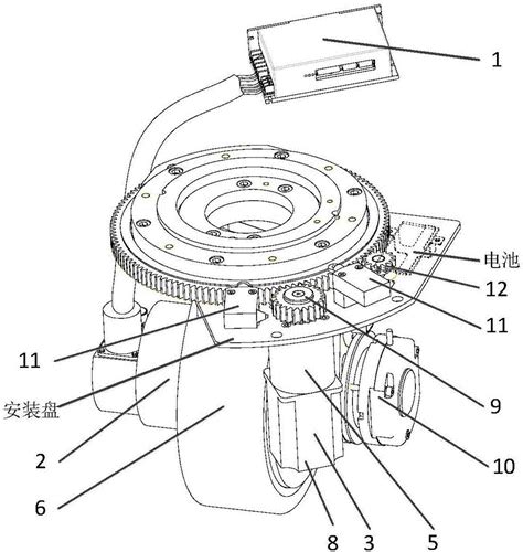 高集成度驱动转向一体化舵轮系统的制作方法