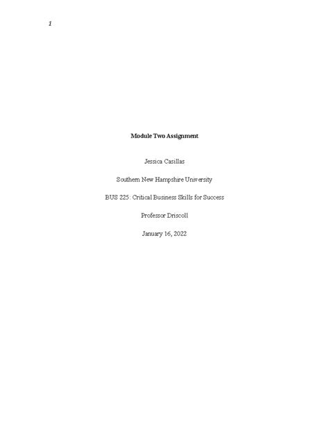Mod 2 Assignment Final Mod 2 Module Two Assignment Jessica Casillas