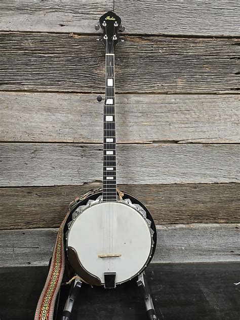 Iida Model 225 5 String Banjo 1990s Mahogany Reverb