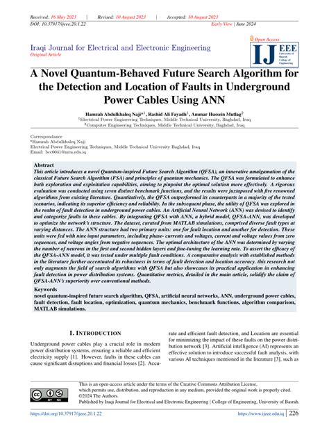 Pdf A Novel Quantum Behaved Future Search Algorithm For The Detection