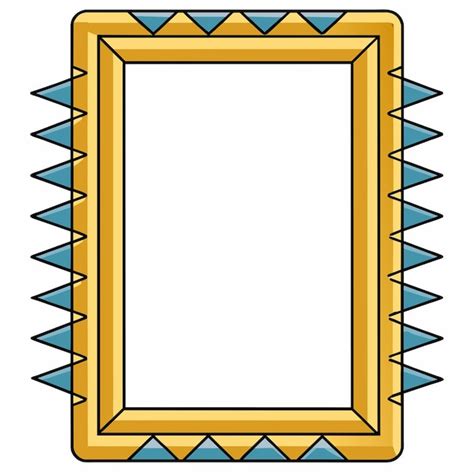 Premium Vector Rectangle Shape Colorful Frame
