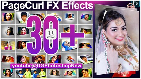 30 3d Pagecurl Fx Frame With Action Dgpik