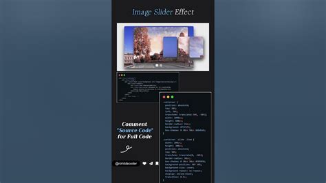 🚀image Slider Using Html And Css Animationcoding Shorts