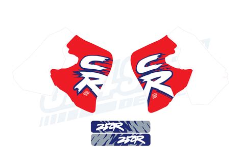 1992 Cr250r Honda Oem Replica Decals New Zealand