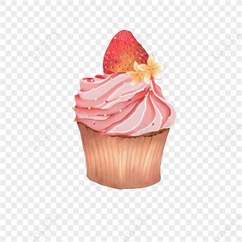 수채화 여름 일러스트 딸기 아이스크림케이크 컵디저트컵 케이크 Png 일러스트 무료 다운로드 Lovepik