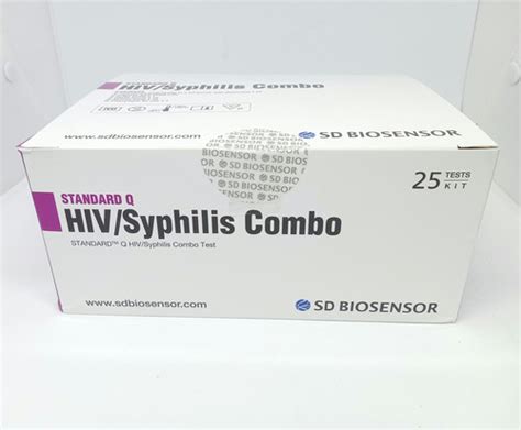 Prueba De Hivsyphilis Duo X25 Test Dismatei Sa