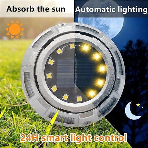 Outdoor Solar Underground Lamp Rotating Buried Lawn Lamp Spec 12